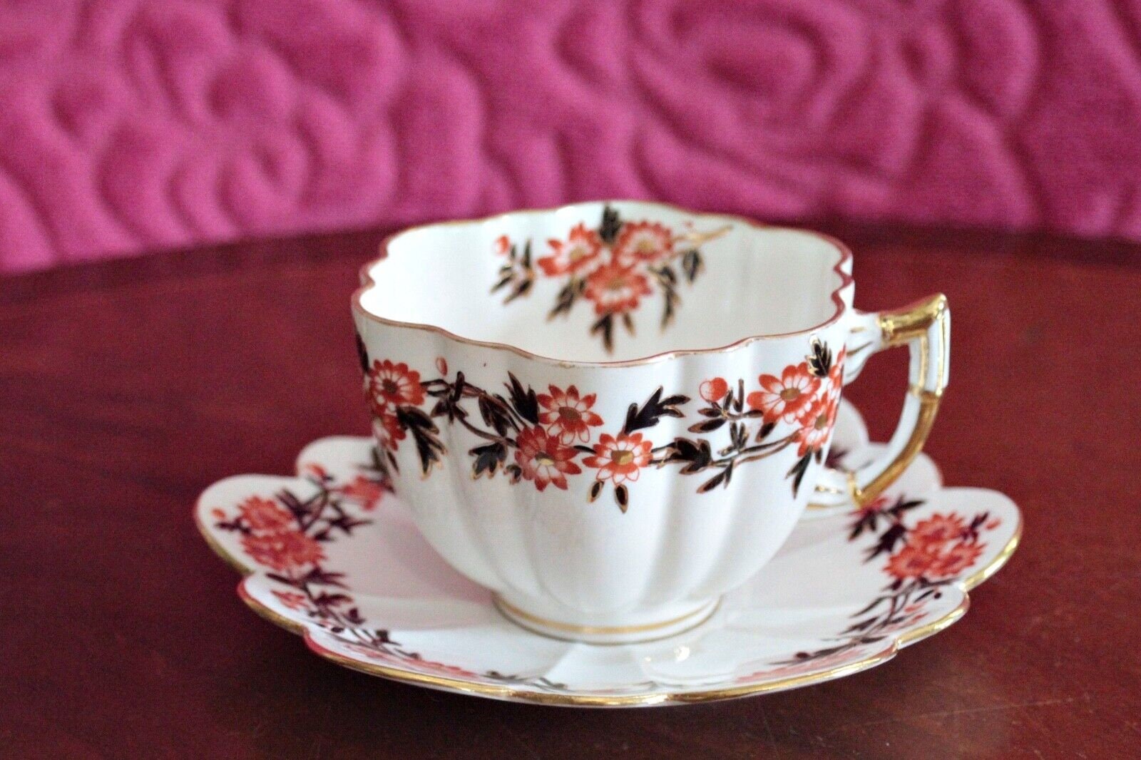 Antique Very Rare Foley Wileman Thin Porcelain Cup & Saucer, 1884 - Etsy