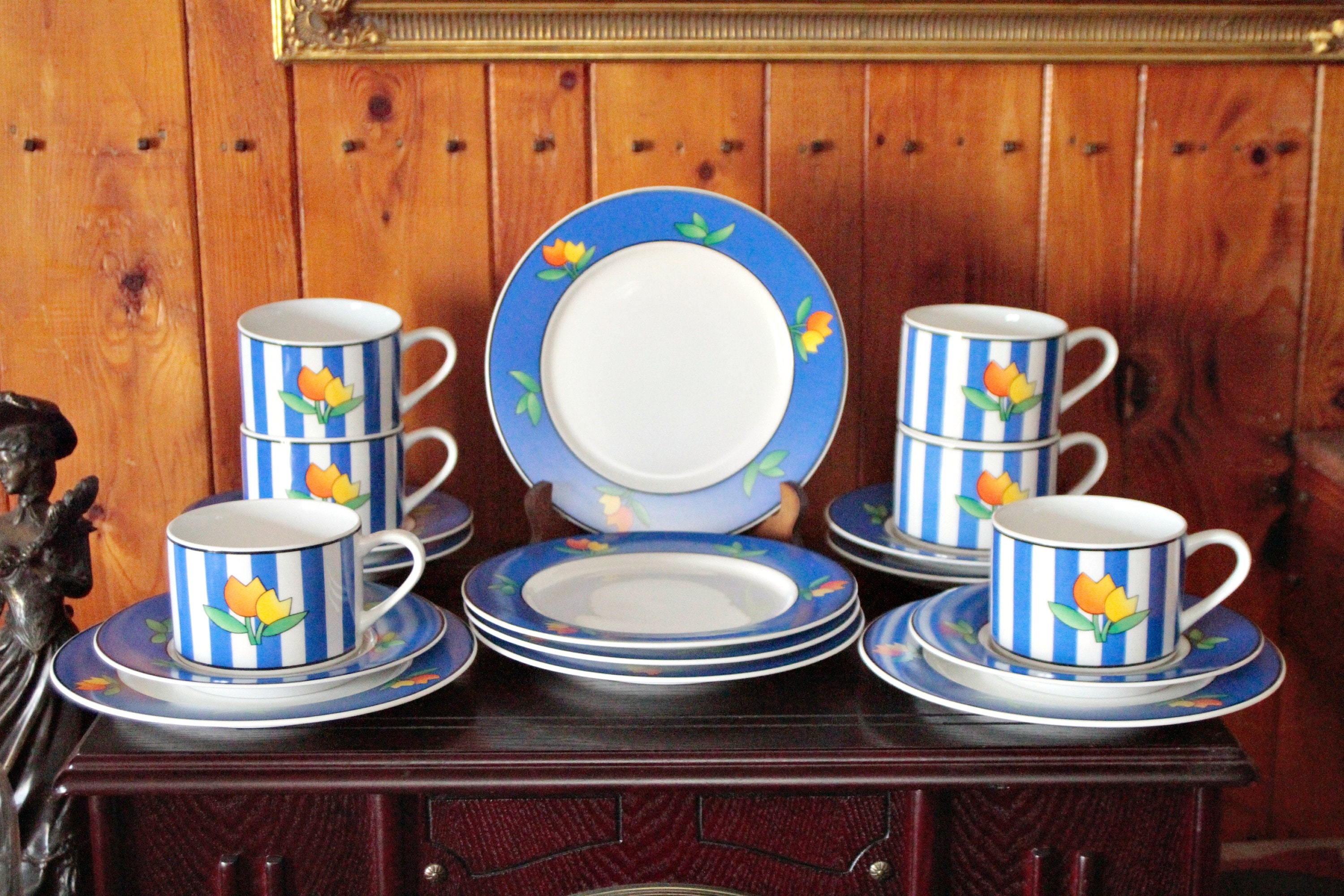 Vintage German Stella 18 Pcs Porcelain Coffee Set 'amsterdam' in ...