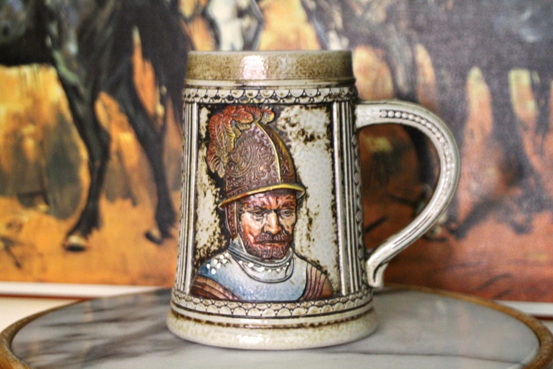 Vintage GERZIT West Germany Gerz Embossed Stoneware Beer Mug - Etsy