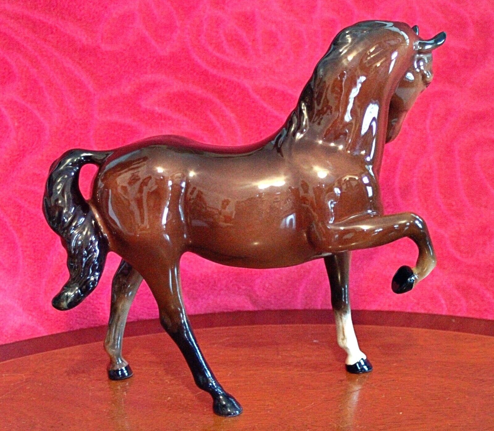Vintage Beswick Porcelain Horse Figurine - Etsy