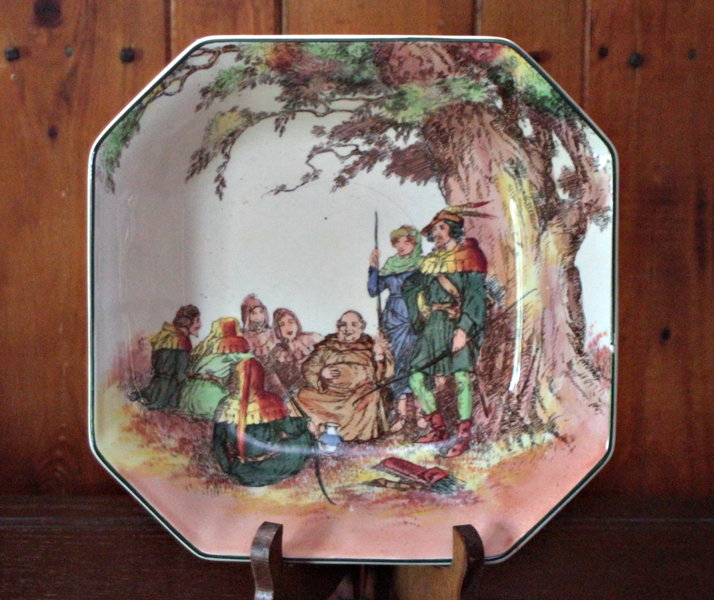Vintage Robin Hood “under the Greenwood Tree” Serving Dish – Royal ...