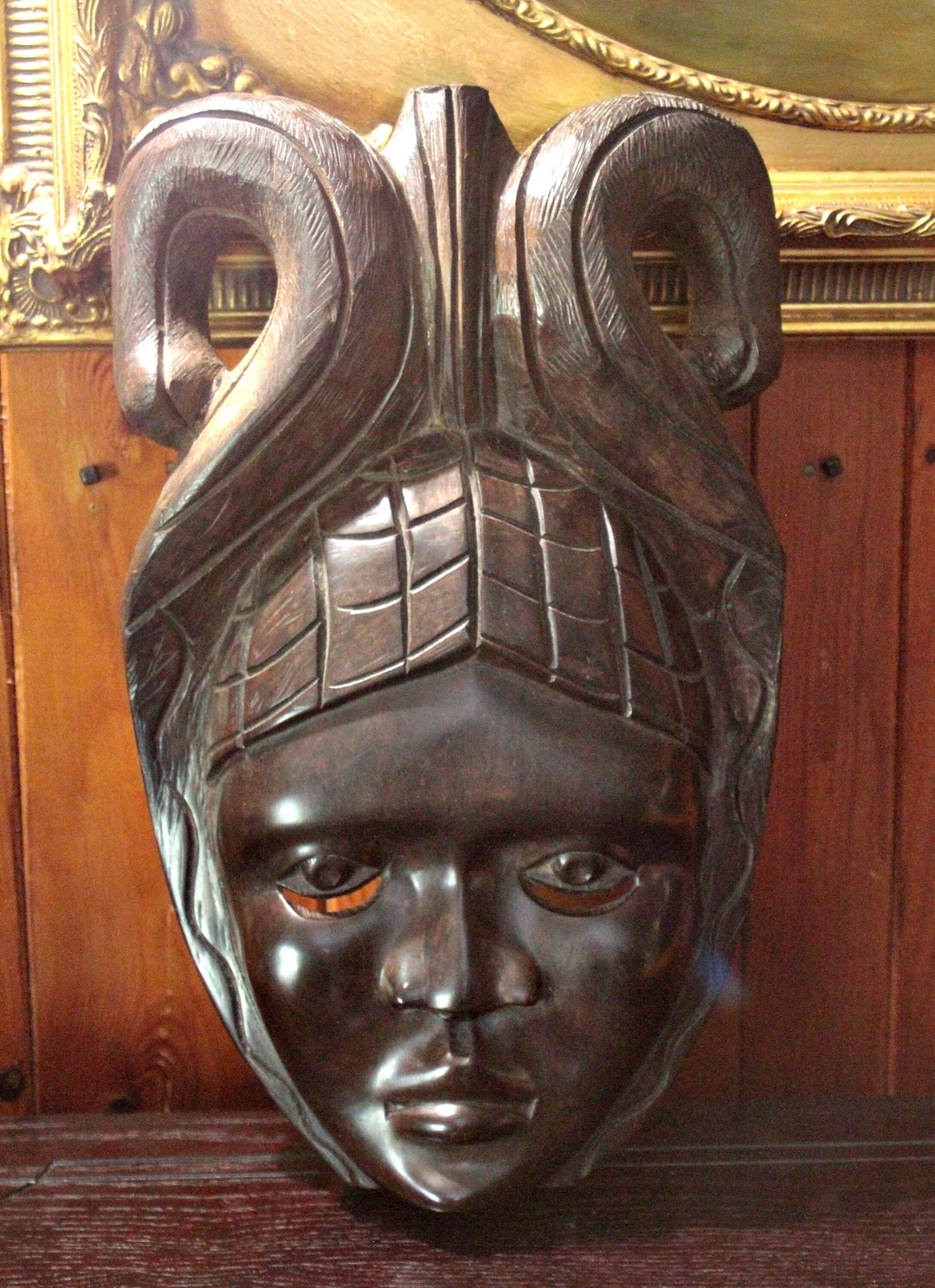 Vintage Large Heavy African Tanzanian Carved Ebony Hardwood Mask - Etsy UK