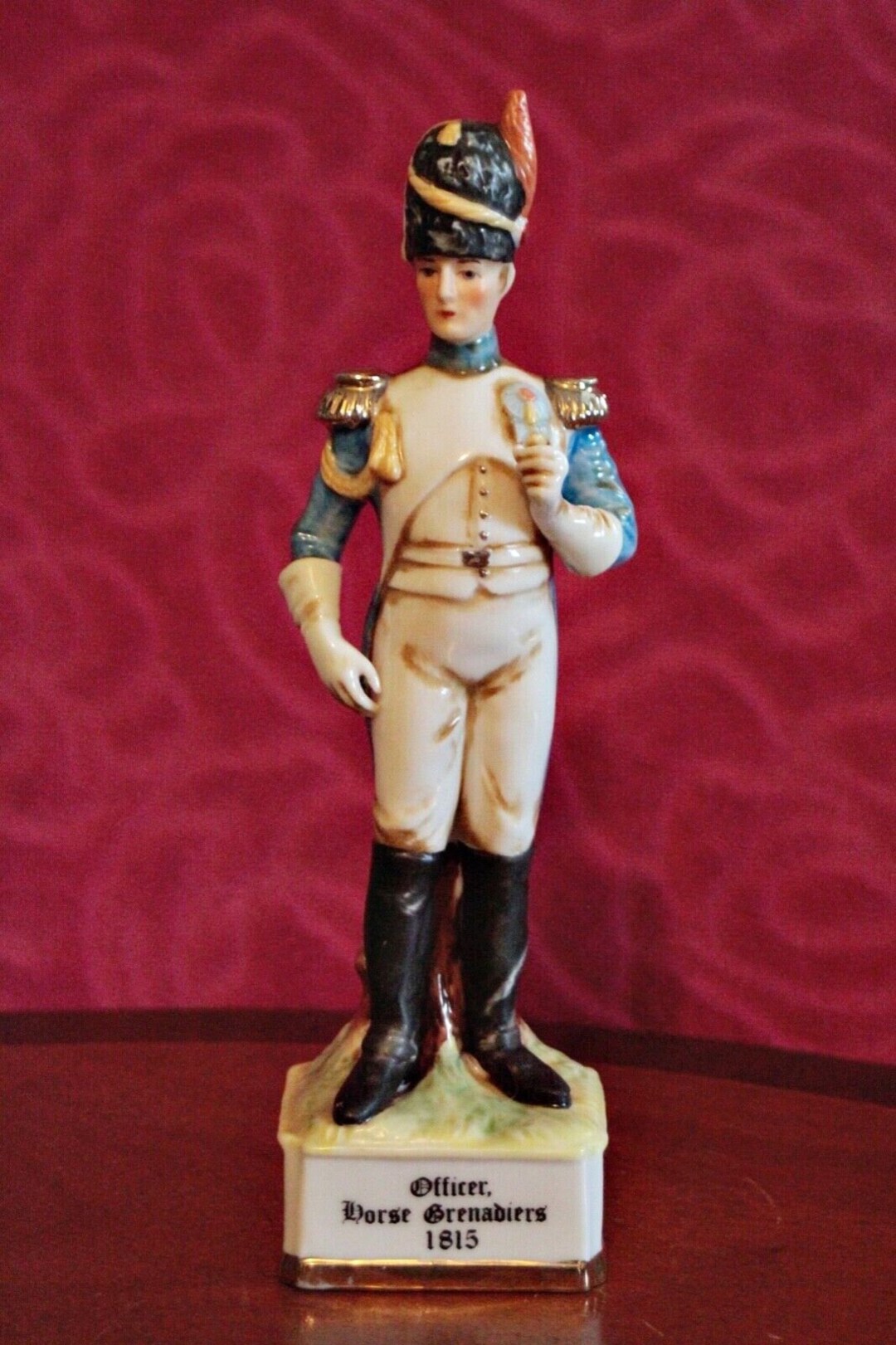 Vintage Napoleonic Porcelain 'maruri' Officer, Horse Grenadiers Soldier ...