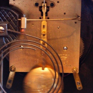 Vintage English 'anvil' 8-day Striking Mantel Clock, Made in Perivale ...