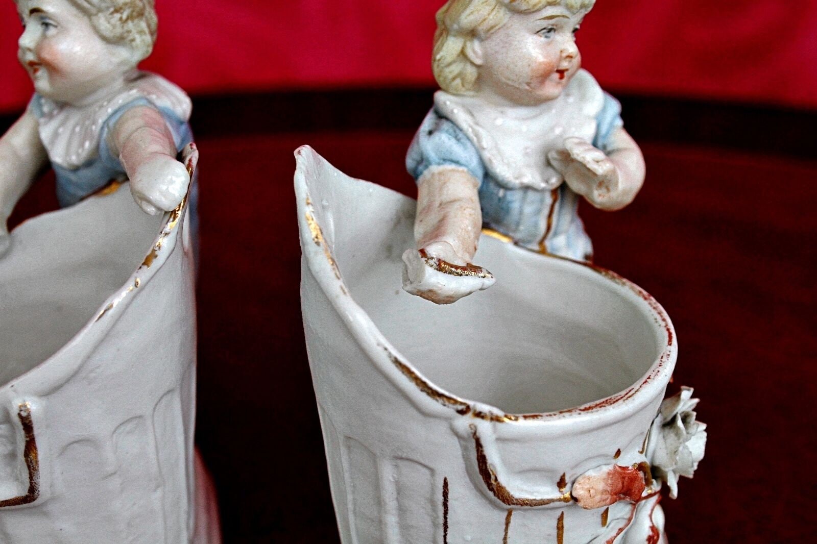 Pair of Antique German Conta & Boehme Porcelain Figurines, 19th Century ...