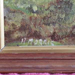 Vintage R. Morris Original Oil Painting - Etsy