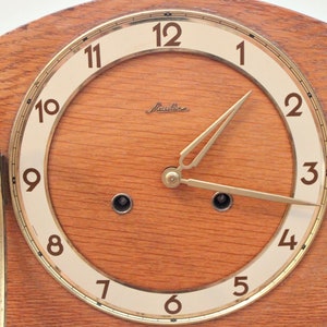 Vintage German 'mauthe' 8-day Striking Mantel Clock - Etsy
