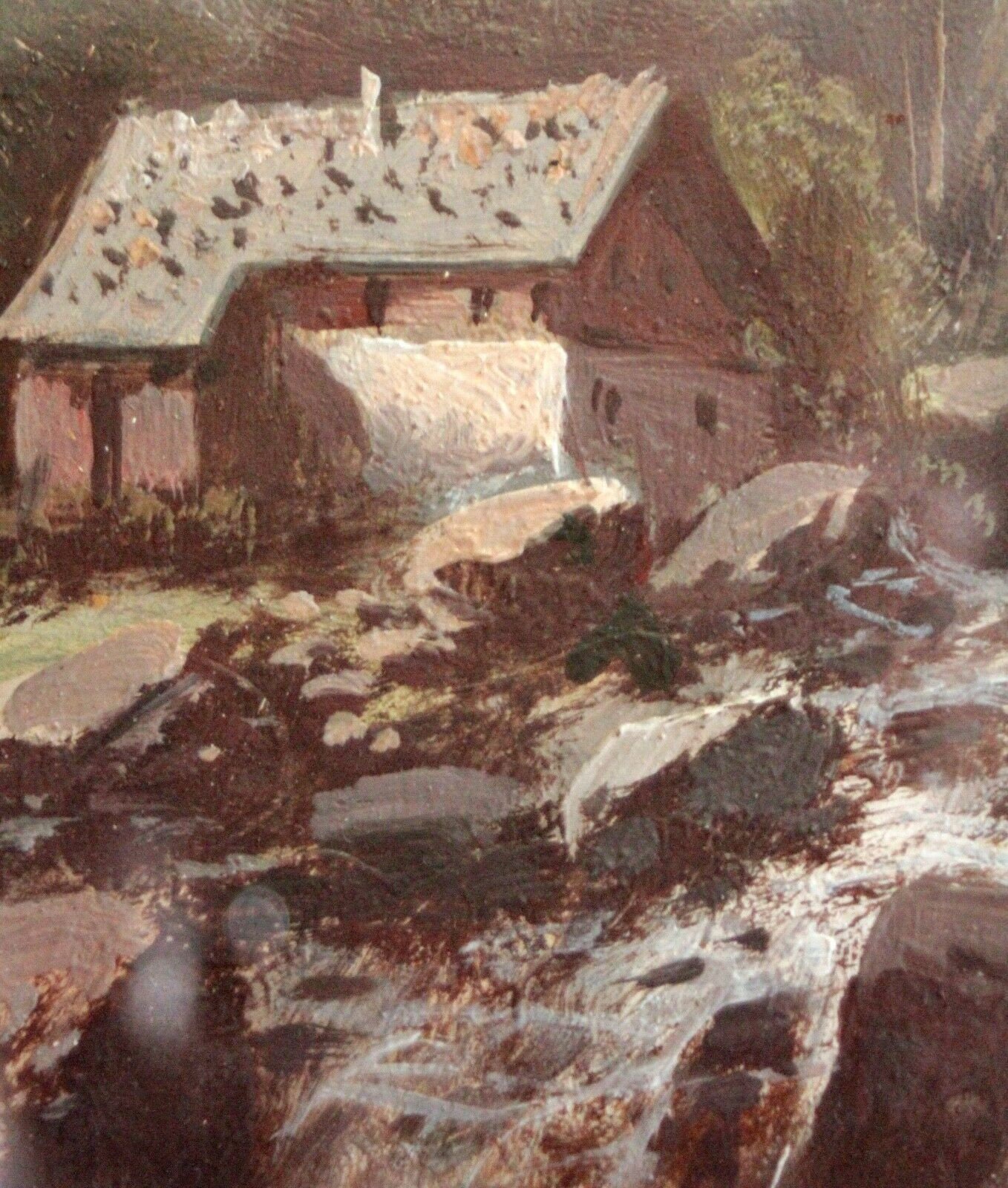 Antique German 19th Century F. Roner Oil on Board Painting 'tyrolean ...