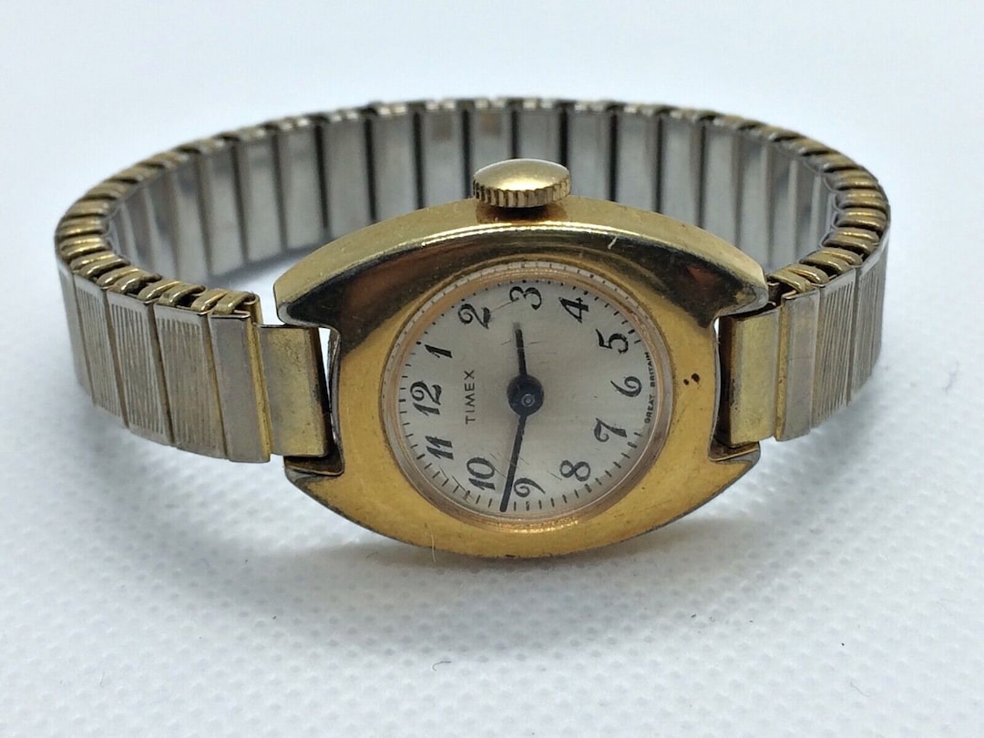 Vintage 'timex' Mechanical Movement Gilded Women's Wristwatch - Etsy