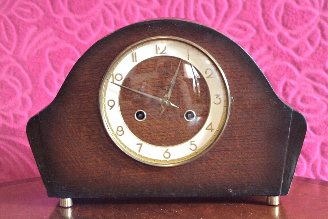 Vintage 'bentima' 8-day Striking Mantel Clock - Etsy