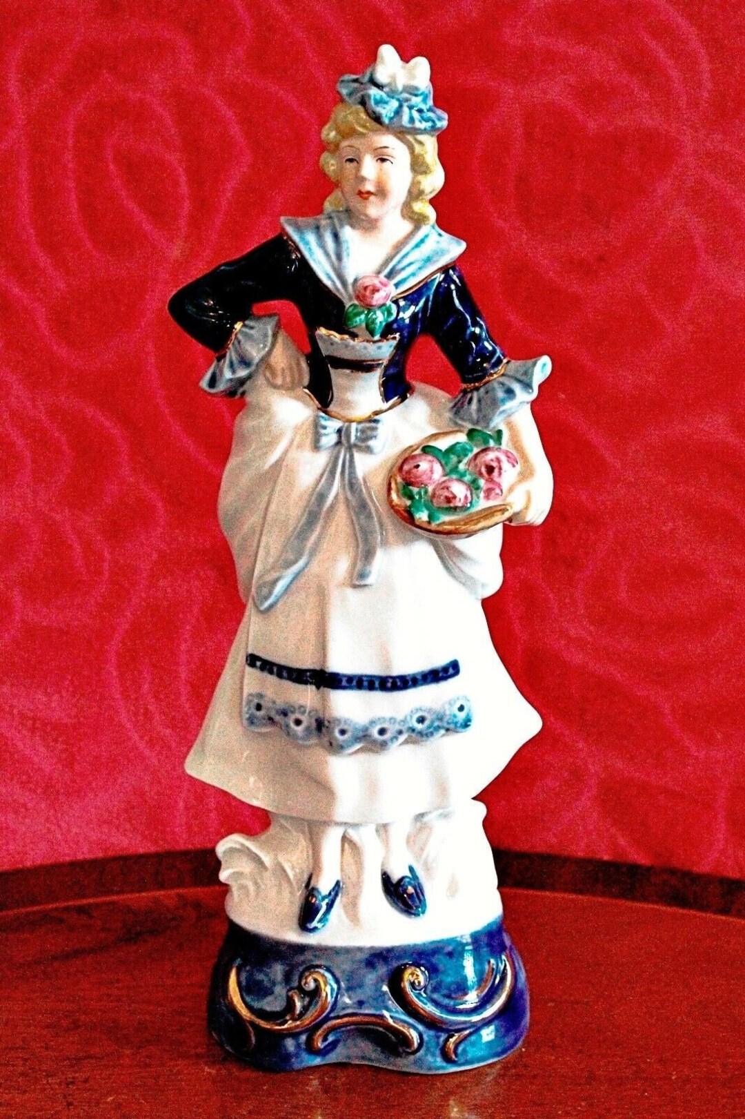 Vintage German "grafenthal" Porcelain Lady Figurine - Etsy