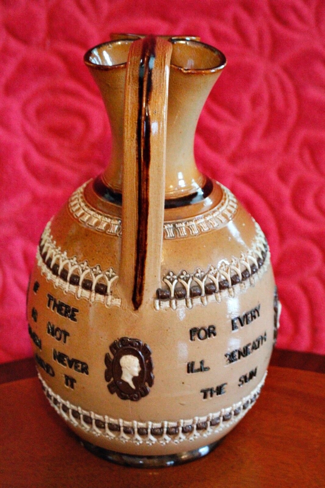 Antique Rare DOULTON LAMBETH Stoneware Motto Puzzle Jug,1881 – 1910 - Etsy