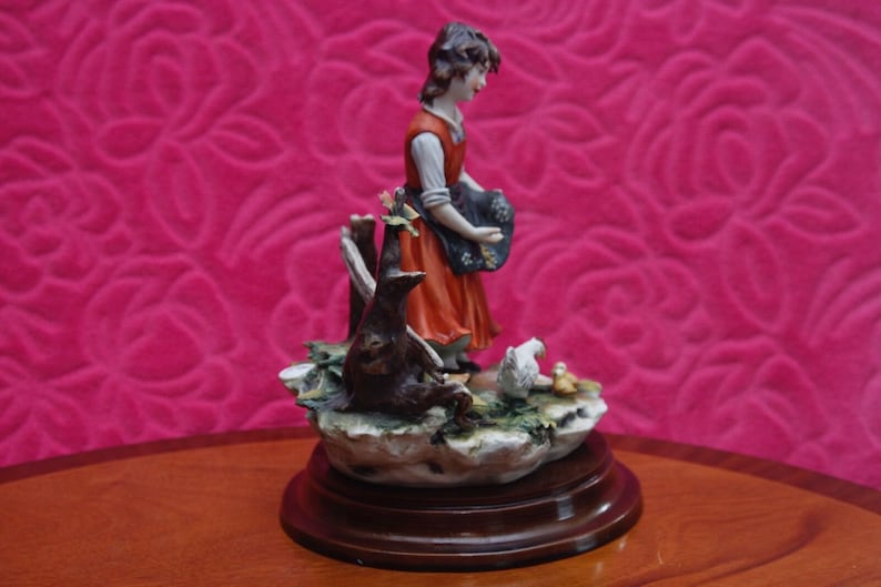 Vintage Large Italian Capodimonte Porcelain Group Figurine on - Etsy