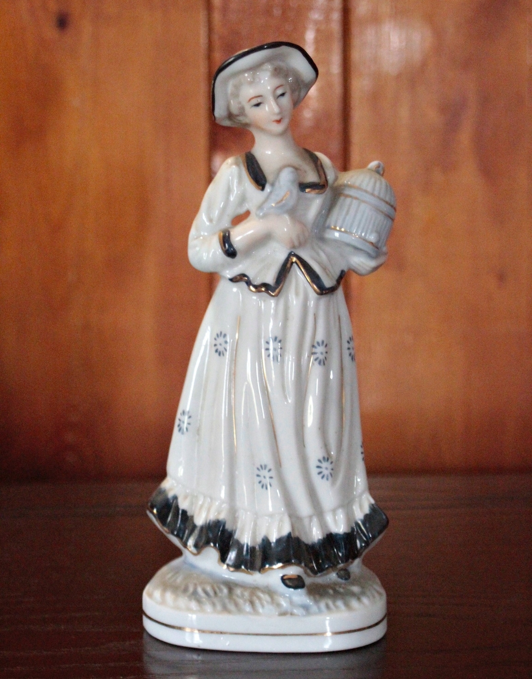 Vintage German Lady Porcelain Figurine - Etsy