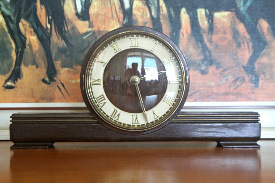 Vintage German Mantle Clock Transformed to Quartz Clock - Etsy