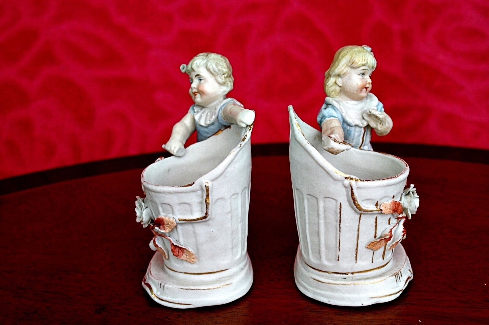 Pair of Antique German Conta & Boehme Porcelain Figurines, 19th Century ...