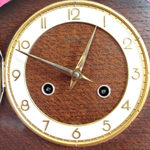 Vintage 'bentima' 8-day Striking Mantel Clock - Etsy