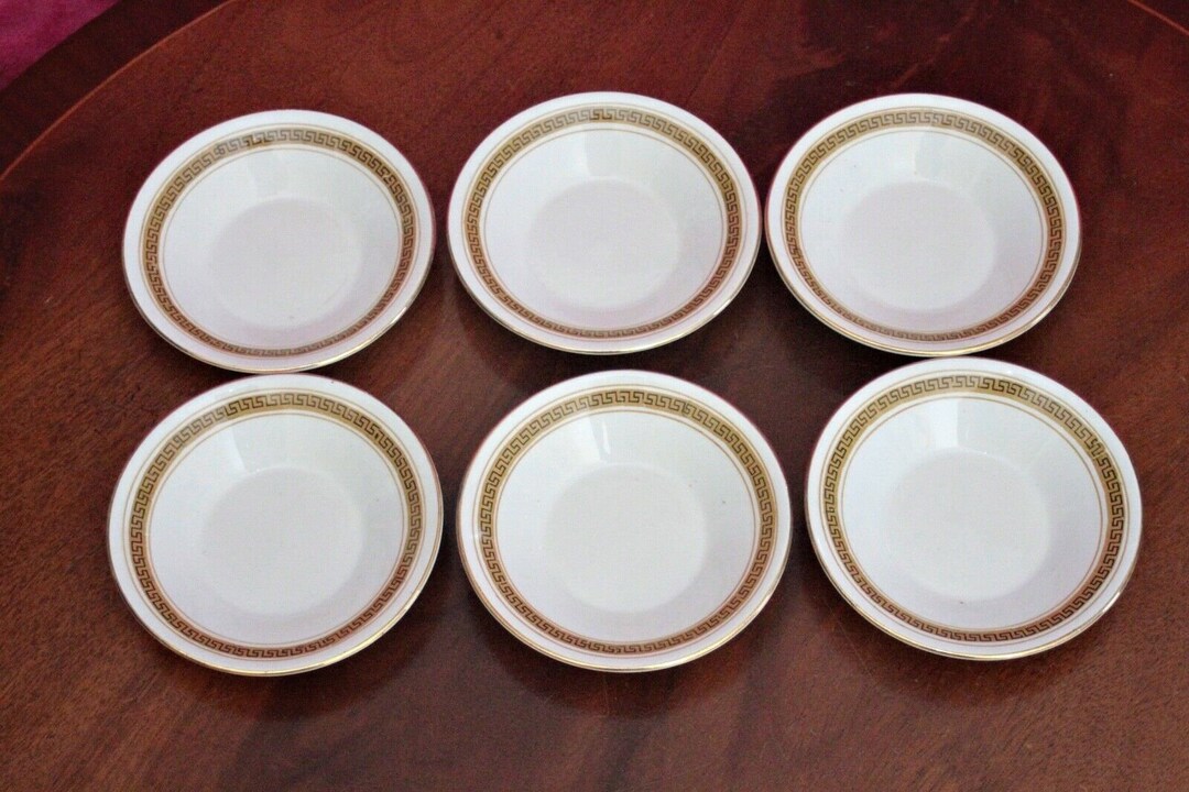 6 Small Antique German Porcelain Plates - Etsy