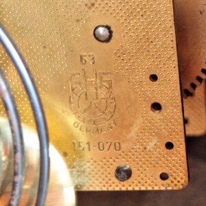 Vintage 'bentima' 8-day Striking Mantel Clock - Etsy