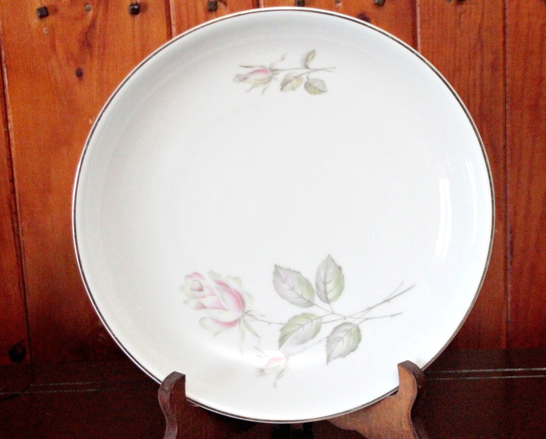 Antique Hutschenreuther Hohenberg German Porcelain Plate, Pattern Ŗose ...