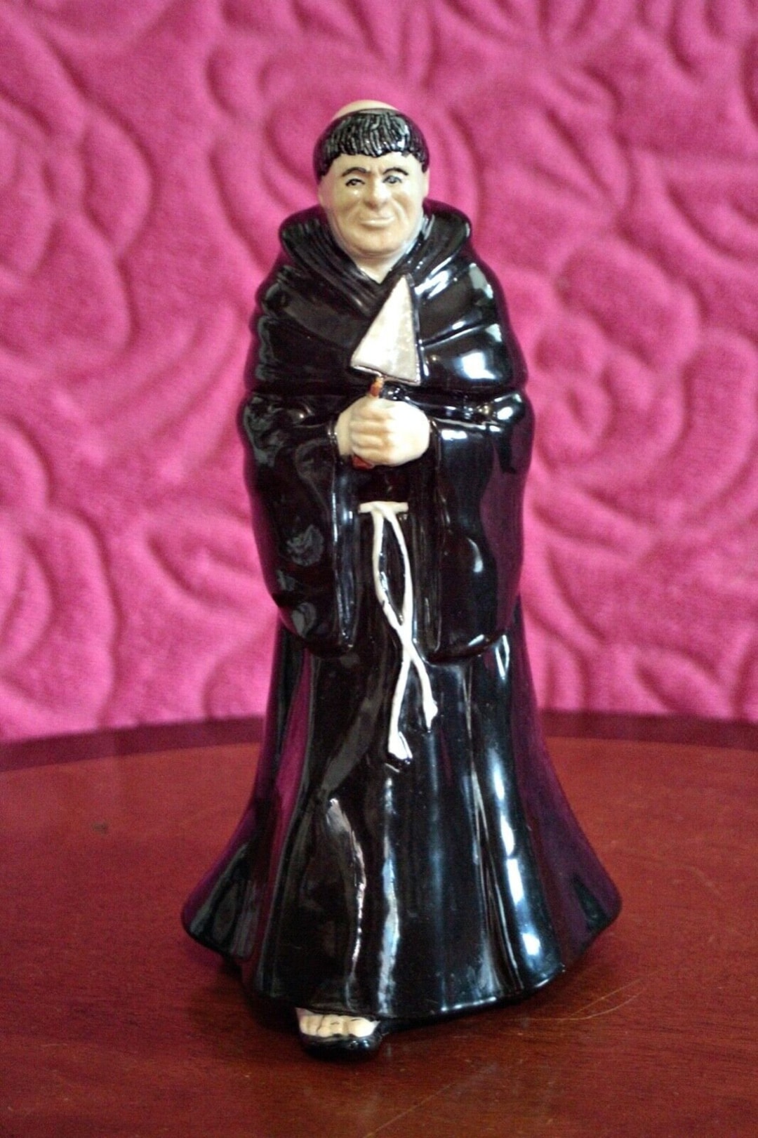 Vintage A. Monk and Co. Porcelain Monk Figurine ,lustre Glaze - Etsy