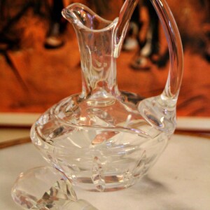 Vintage German Bleikristall Bavarian Heavy 24% Lead Crystal Cruet - Etsy