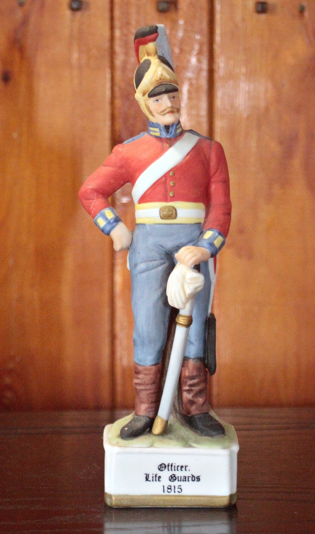 Vintage Napoleonic Porcelain 'maruri' Officer Life Guards Soldier, 1815 ...