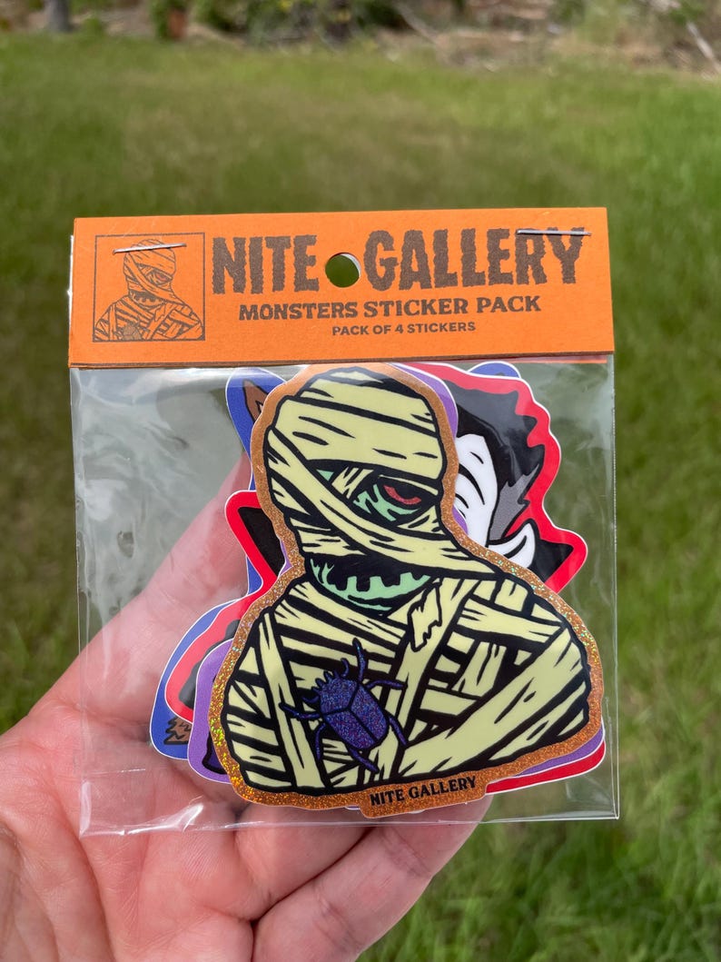Monsters Sticker Pack - Etsy