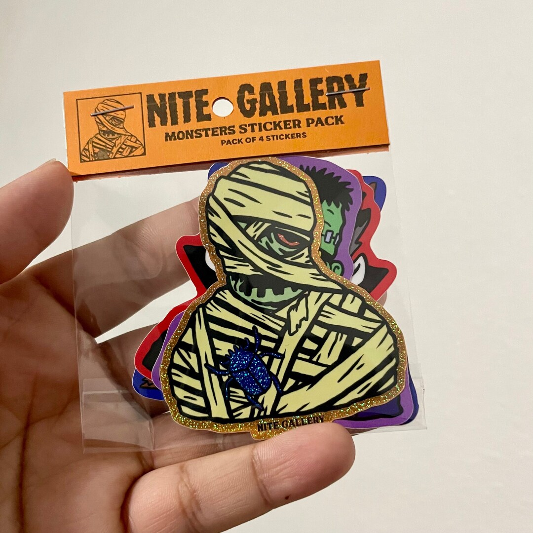 Monsters Sticker Pack - Etsy