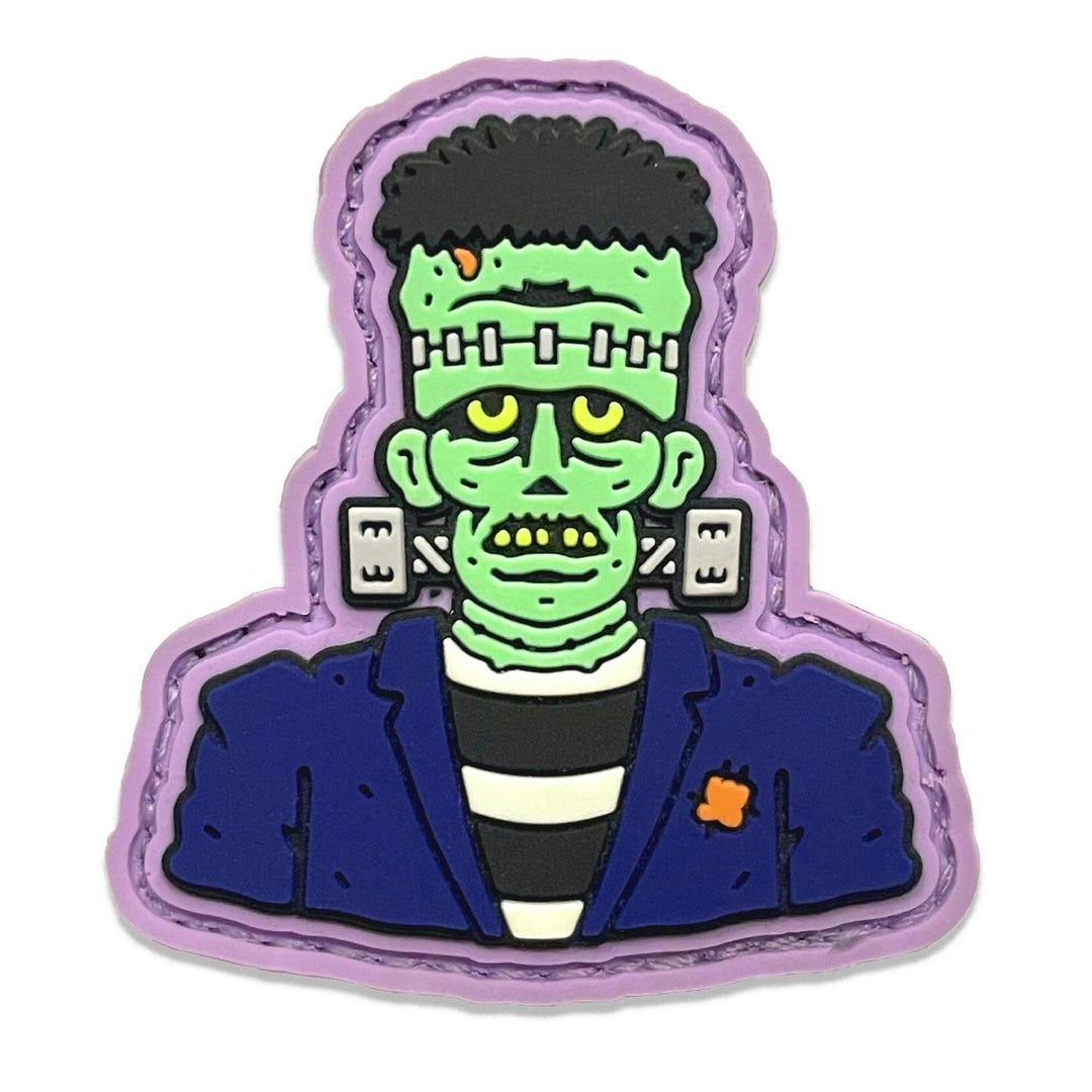 Frankenstein Big Head Patch - Etsy