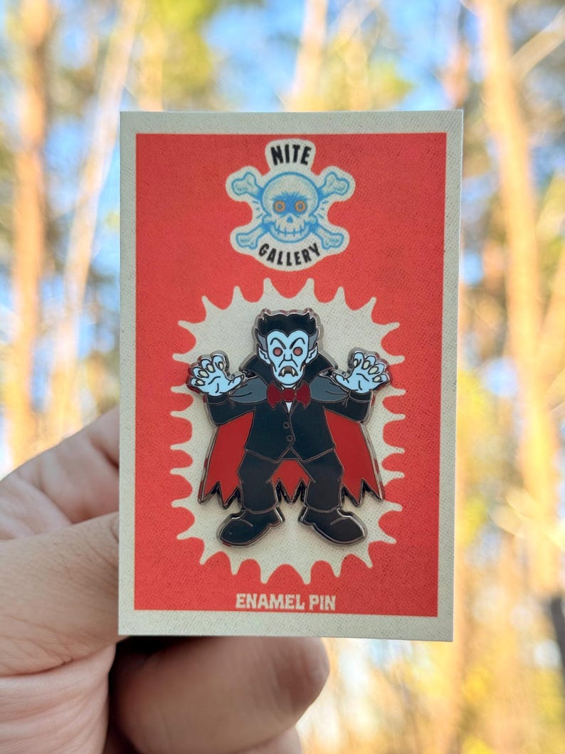 Dracula Enamel Pin - Etsy