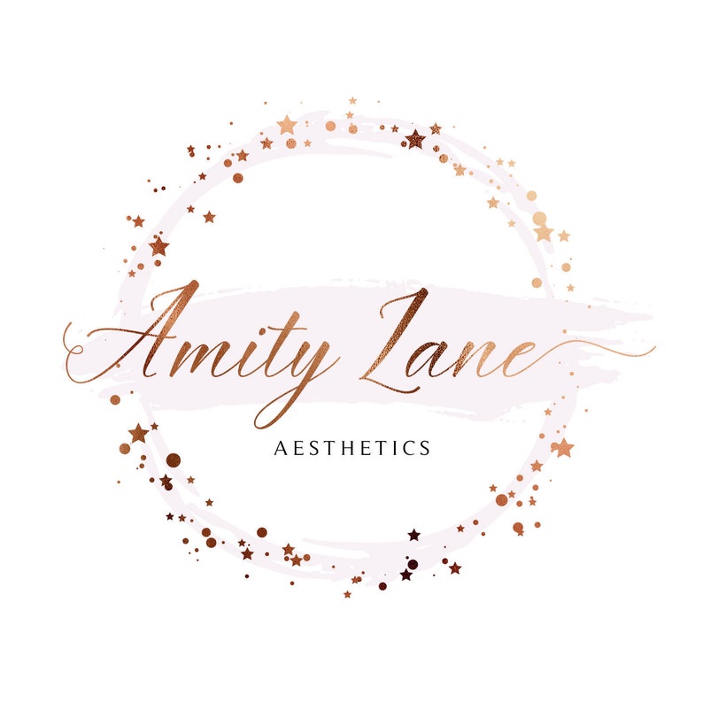 Pretty logo design subtle beauty small business logo | Etsy