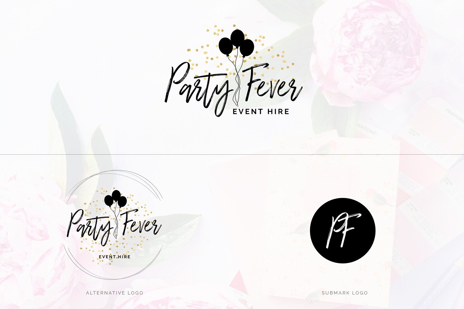 Business Logo Design Party Event Logo Premade Logo Branding - Etsy