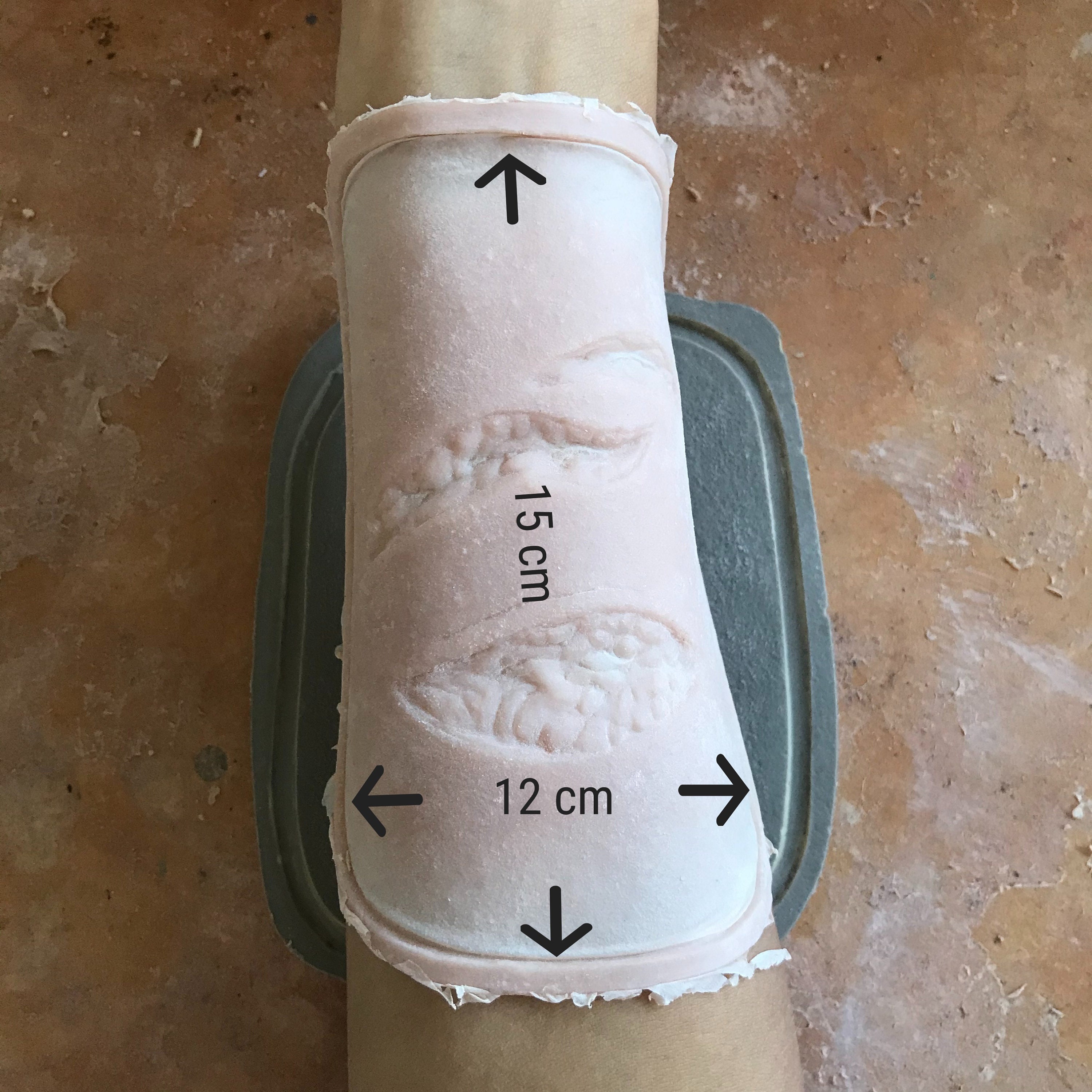 Silicone Prosthetic Makeup Wound by Dabbledark - Etsy