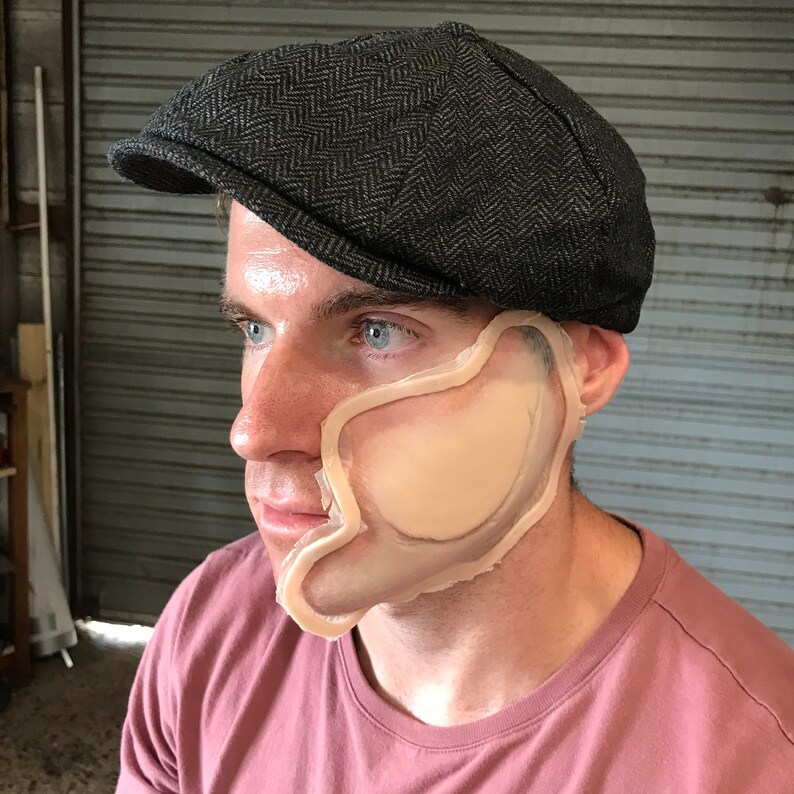 Silicone Prosthetic Makeup Cheek Scar by Dabbledark - Etsy