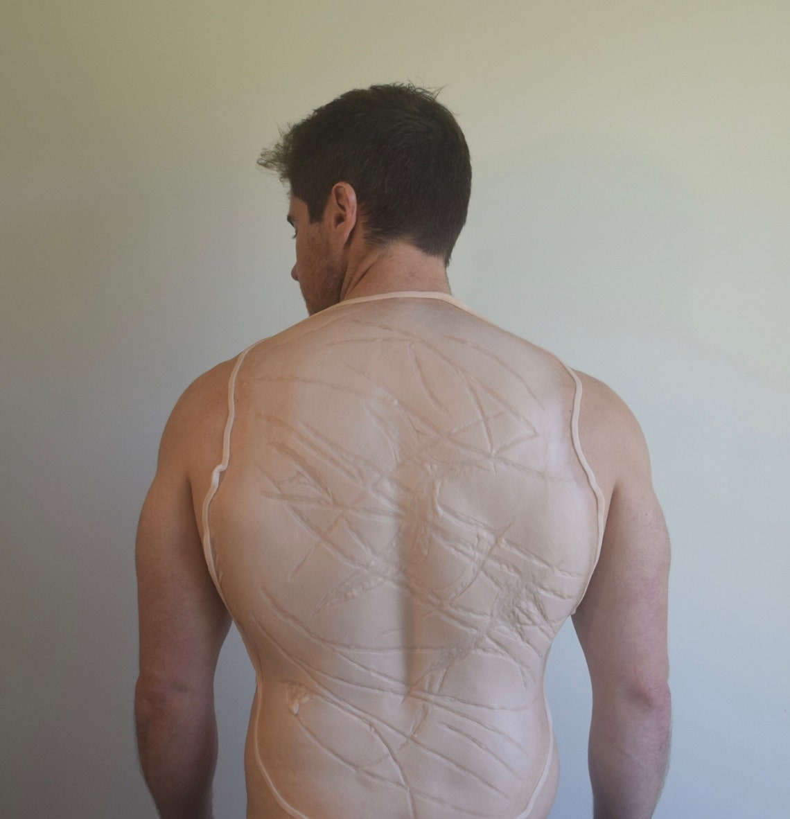 Large Whipped Back Wound Silicone Prosthetic by Dabbledark - Etsy