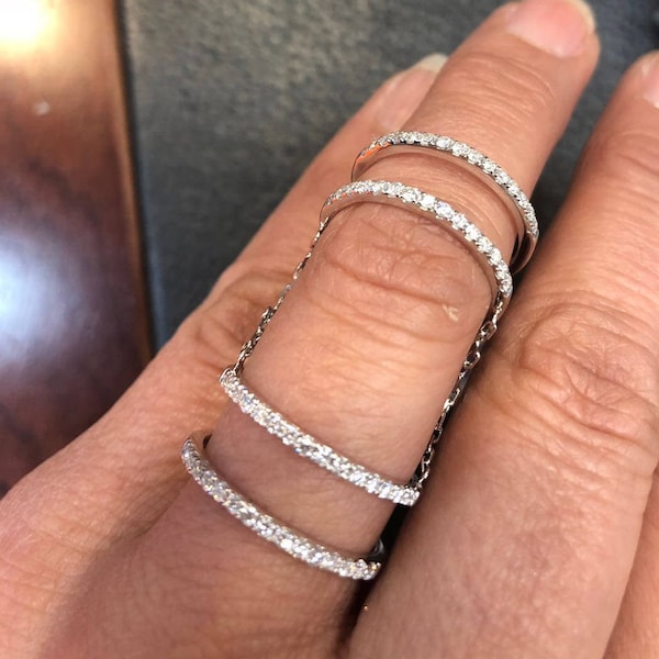 Double Ring Chain - Etsy