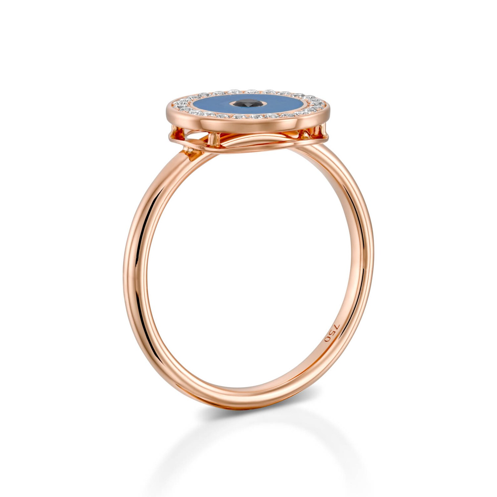 Evil Eye Gold Ring, All Seeing Eye, Protection, Stylish Eye, Handmade ...