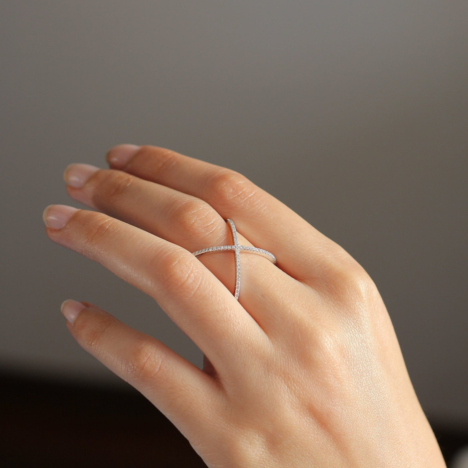 Criss Cross Ring Crisscross Ring X Rings X Cross Ring | Etsy