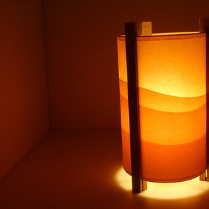 Paper Floor Lamp Japan Lamp Orange Table Lamp Floor Lamp - Etsy