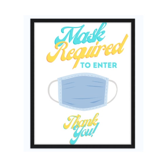 Mask Required Sign / Mask up / Download / Printable | Etsy