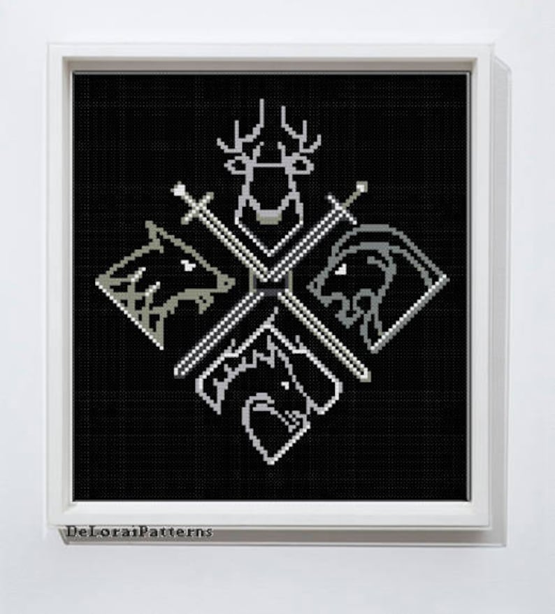 Game of Thrones Cross Stitch Pattern Cross Stitch GOT Game - Etsy UK