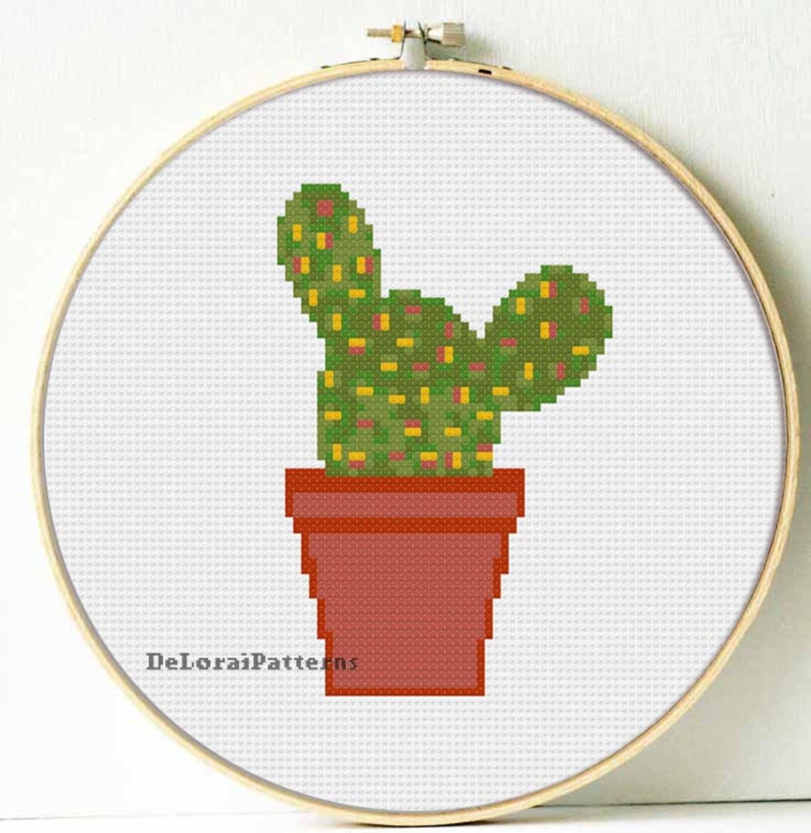Cute Cactus Cross Stitch Pattern. Cactus Wall Decor Cactus - Etsy