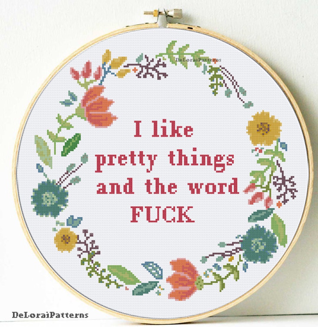 Subversive Cross Stitch Pattern, Mature Cross Stitch, Rude Pattern, i ...