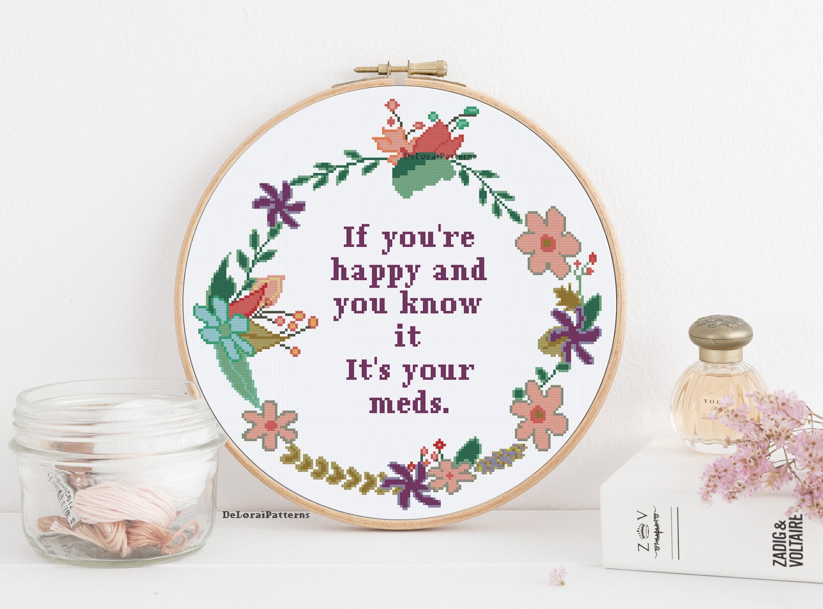 Funny Cross Stitch Pattern. X Stitch Pattern Sarcastic Humour | Etsy
