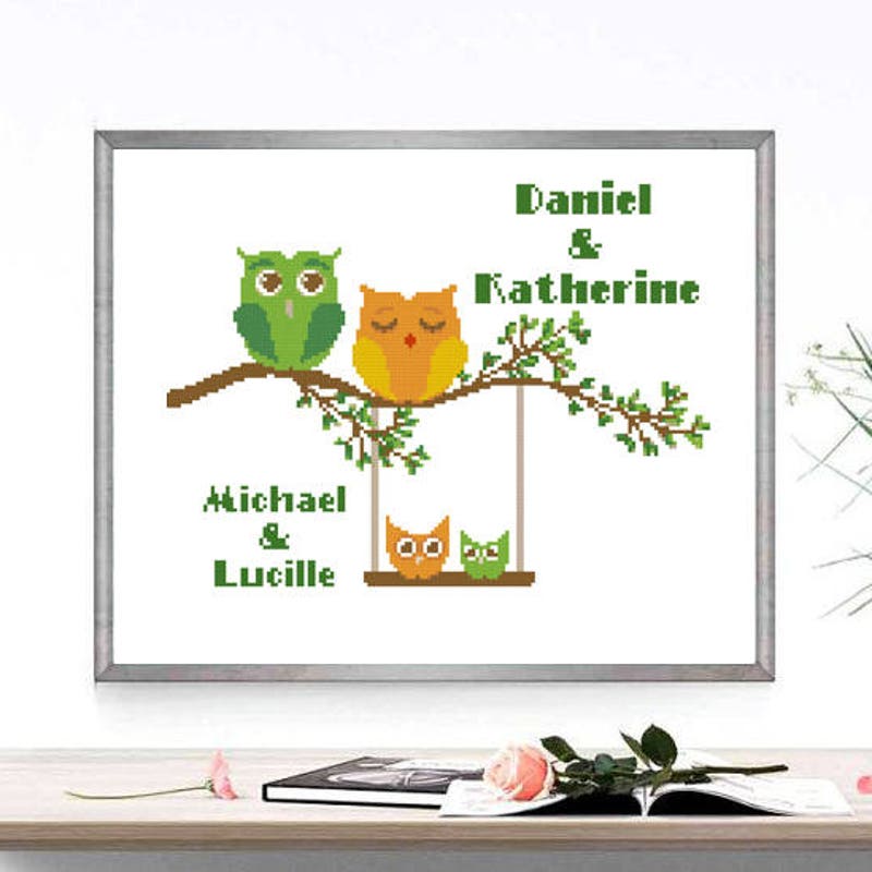 Owl Family Trees - Etsy