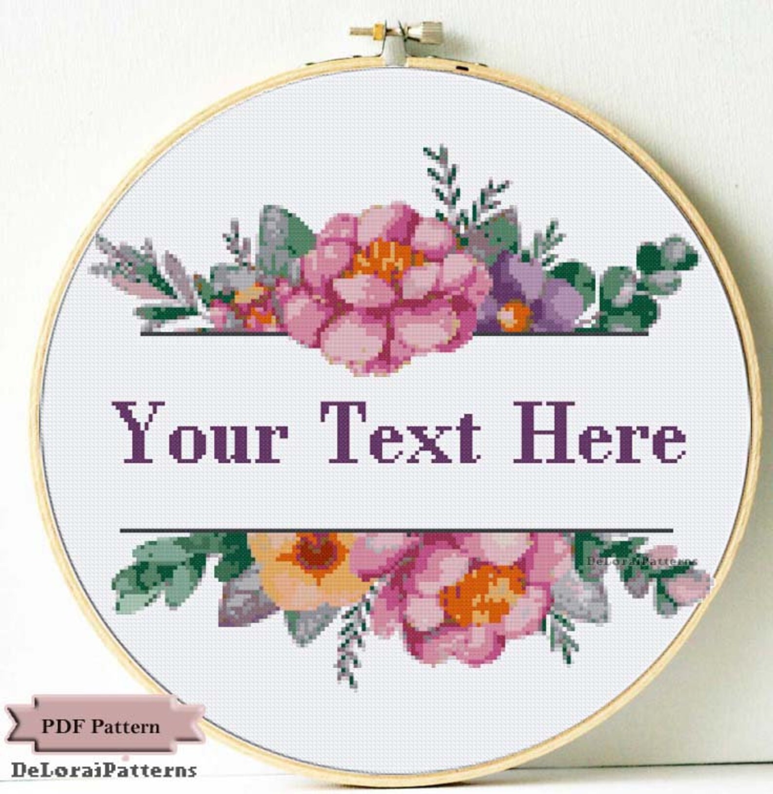 Custom cross stitch pattern Personalised cross stitch pattern | Etsy