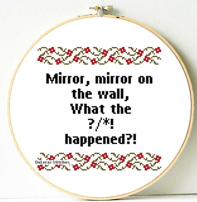 Funny Cross Stitch Pattern. Funny Subversive Cross Stitch. - Etsy