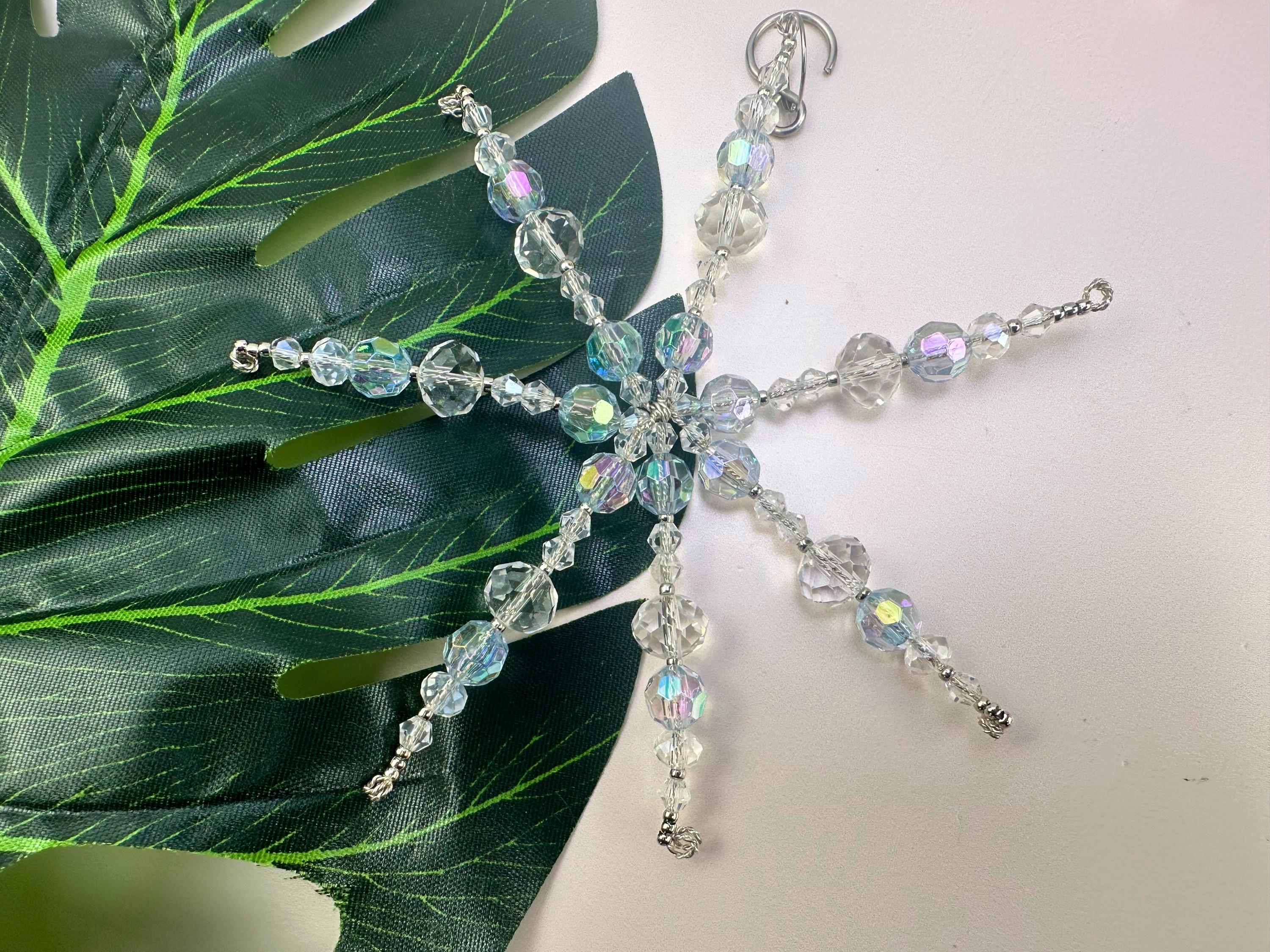 Snowflake Suncatcher DIY Kit: 3-in-1 Craft | Crystal Holiday Winter ...