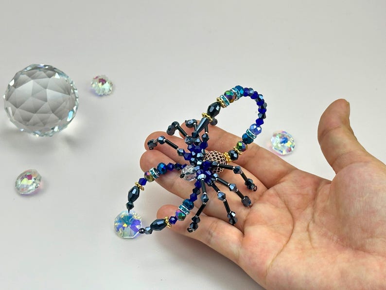 Scorpion Suncatcher DIY Kit: Crystal Prism, Zodiac Gift - Etsy